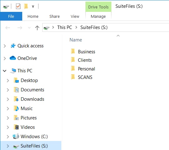 Installing SuiteFiles Drive